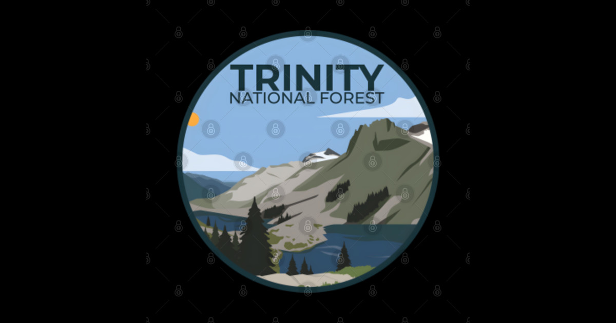 Trinity National Forest - Trinity National Forest - Sticker | TeePublic