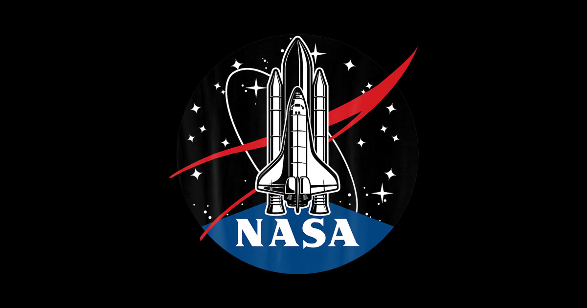 NASA Space Shuttle Take Off With Logo - Nasa Space Shuttle - Posters ...