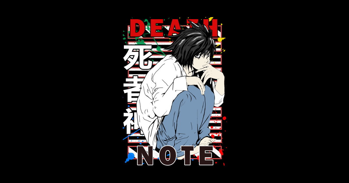 L Lawliet - Death Note - L Lawliet - Sticker | TeePublic