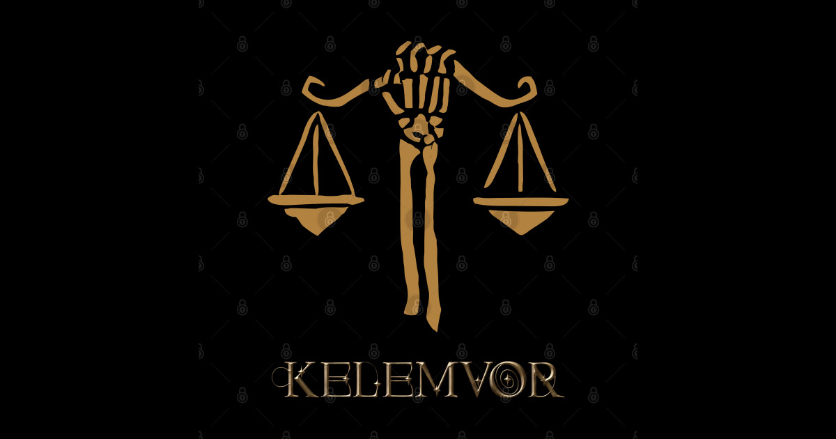 Symbol of Kelemvor DnD Dragon God of Death. Baldurs gate 3 - Baldurs ...