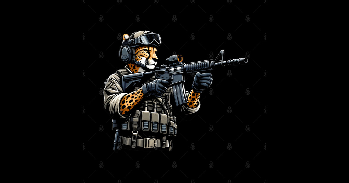 Tactical Tiger - Tiger - Sticker | TeePublic