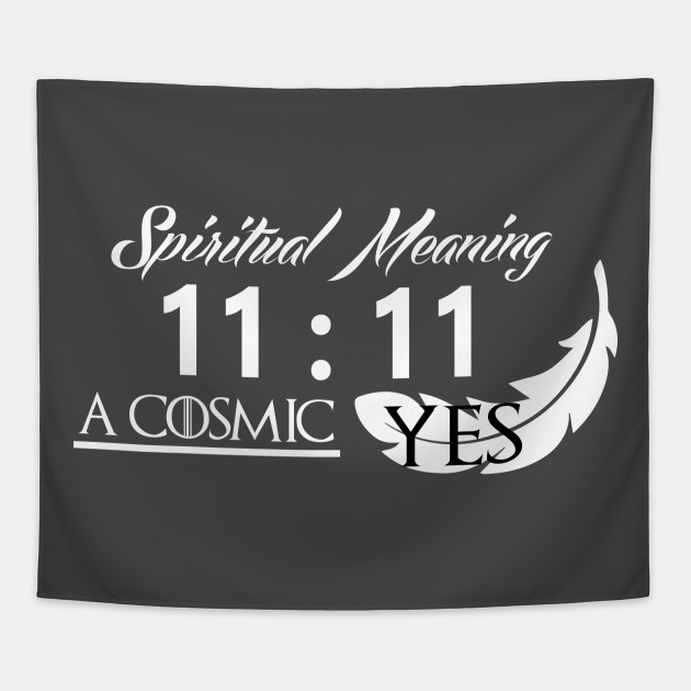 11:11 spiritual meaning - 1111 - Tapestry | TeePublic