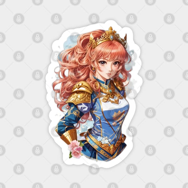 Golden Zodiac: Harmonious AI Anime Character Art in Leo - Anime Girls ...