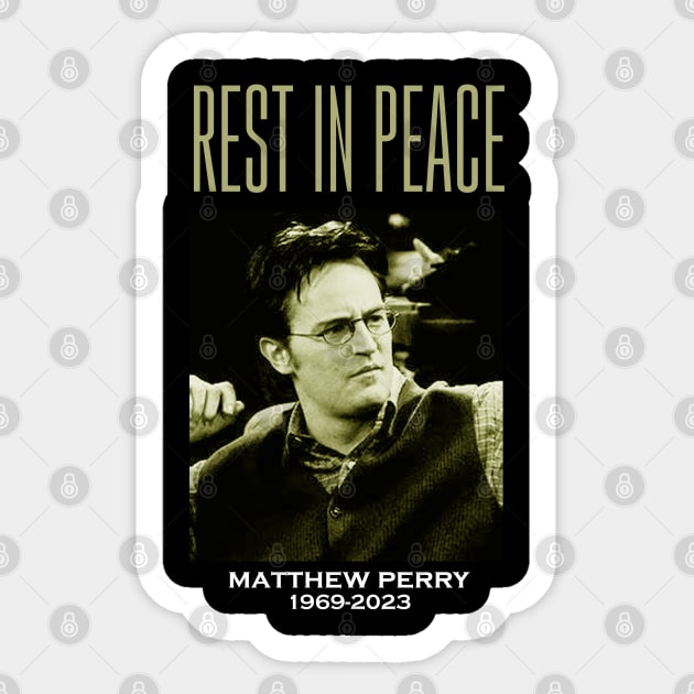 matthew perry rip - rest in peace - Matthew Perry - Sticker | TeePublic