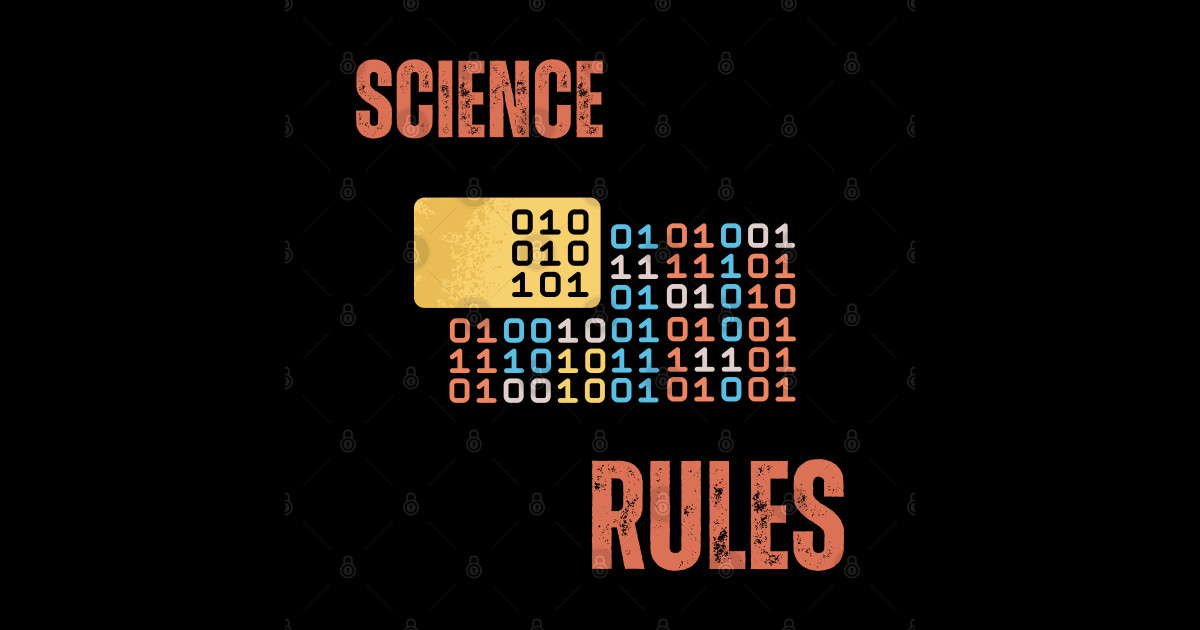 Science Rules - Science Rules - Sticker | TeePublic