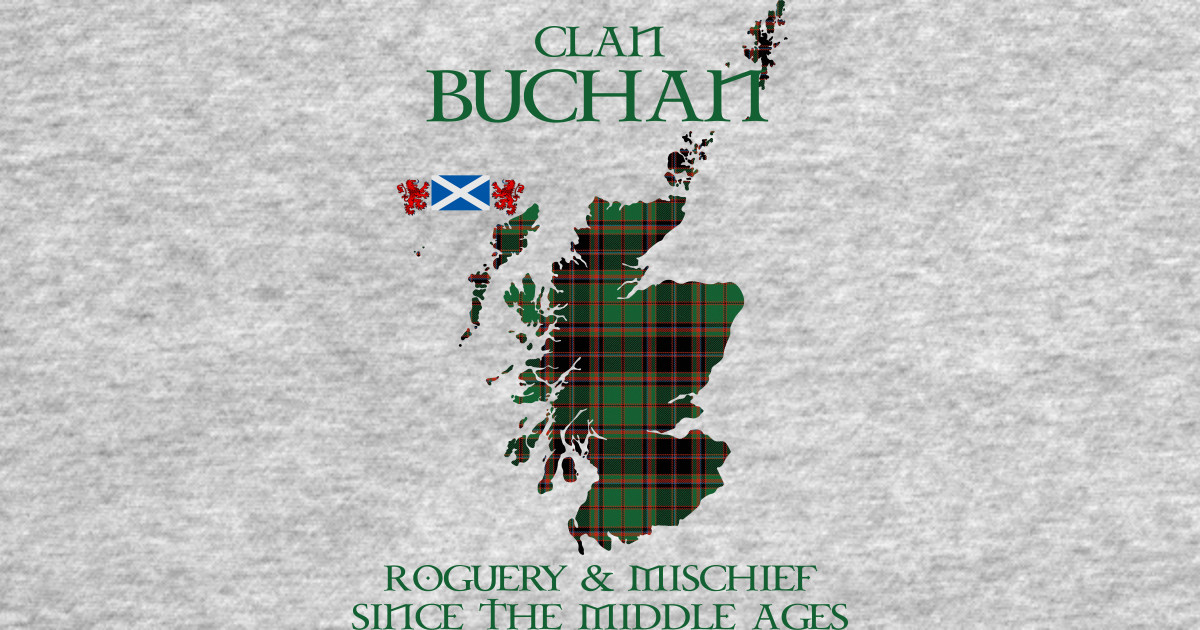 Clan Buchan tartan Scotland map Saltire flag and lion rampant scottish ...