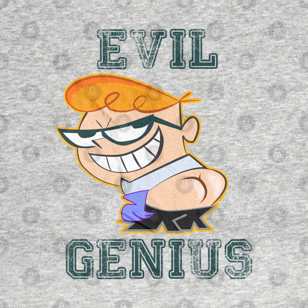 Evil Genius Vintage - 90s Cartoons - T-Shirt | TeePublic