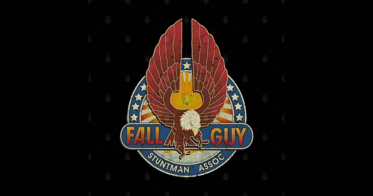 Fall Guy Stuntman Association Vintage - Fall Guy - Sticker | TeePublic