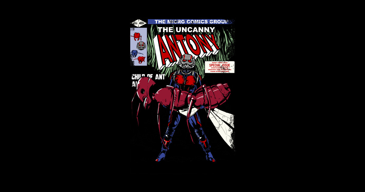 The Uncanny Antony - Ant Man - Sticker | TeePublic