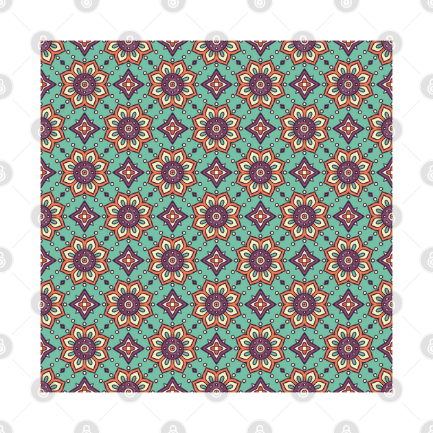 Beautiful Moroccan Flower Pattern - Moroccan Pattern - Phone Case ...