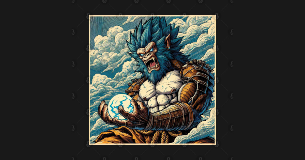 The angry Great Ape - Ozaru - T-Shirt | TeePublic