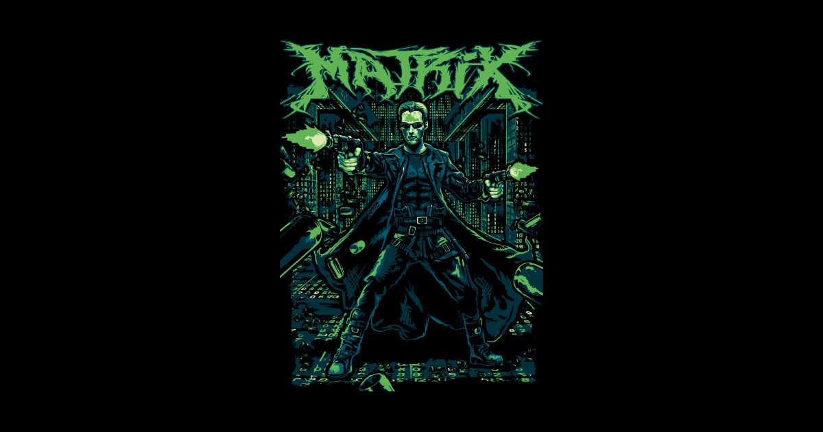 Matrix Fan Art - Matrix - Sticker | TeePublic