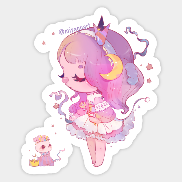 Moona - Princess - Sticker | TeePublic