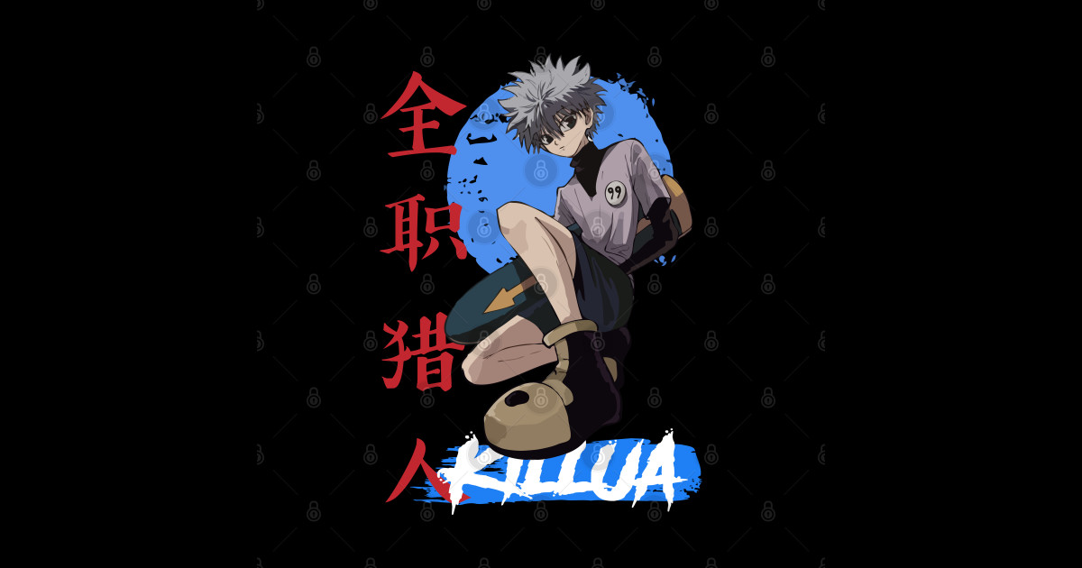 Killua Zoldyck Hunter X Hunter - Hunter X Hunter - Sticker | TeePublic