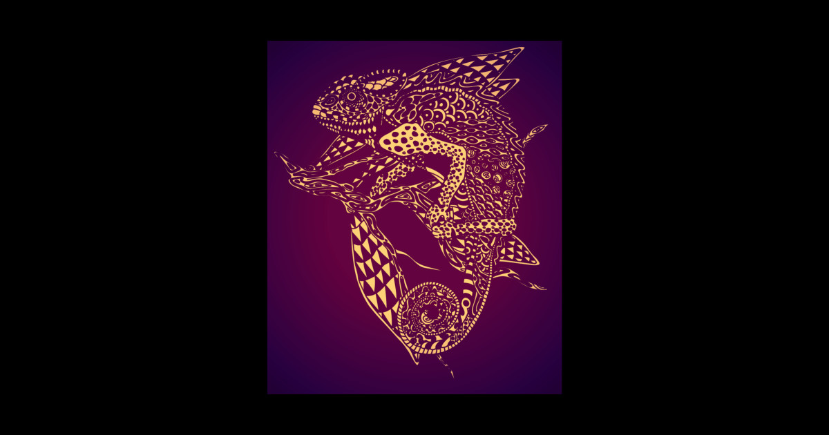 cameleon - Cameleon - Sticker | TeePublic
