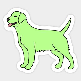 Key Lime Green Dog Stickers for Sale | TeePublic