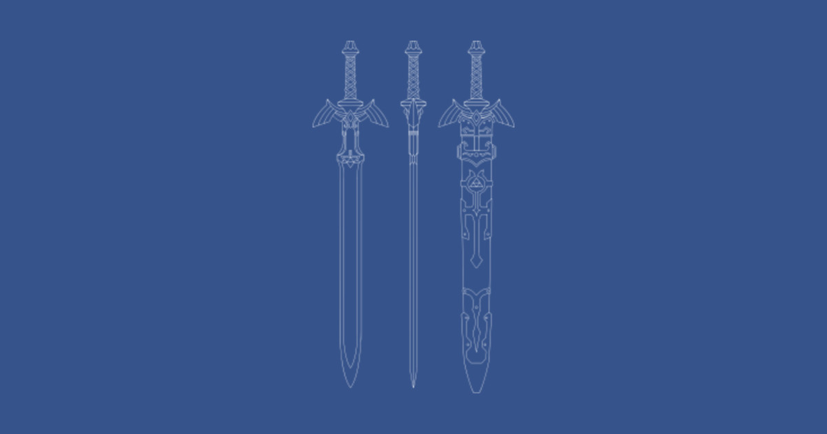 Master Sword Blueprint - Zelda - Tank Top | TeePublic