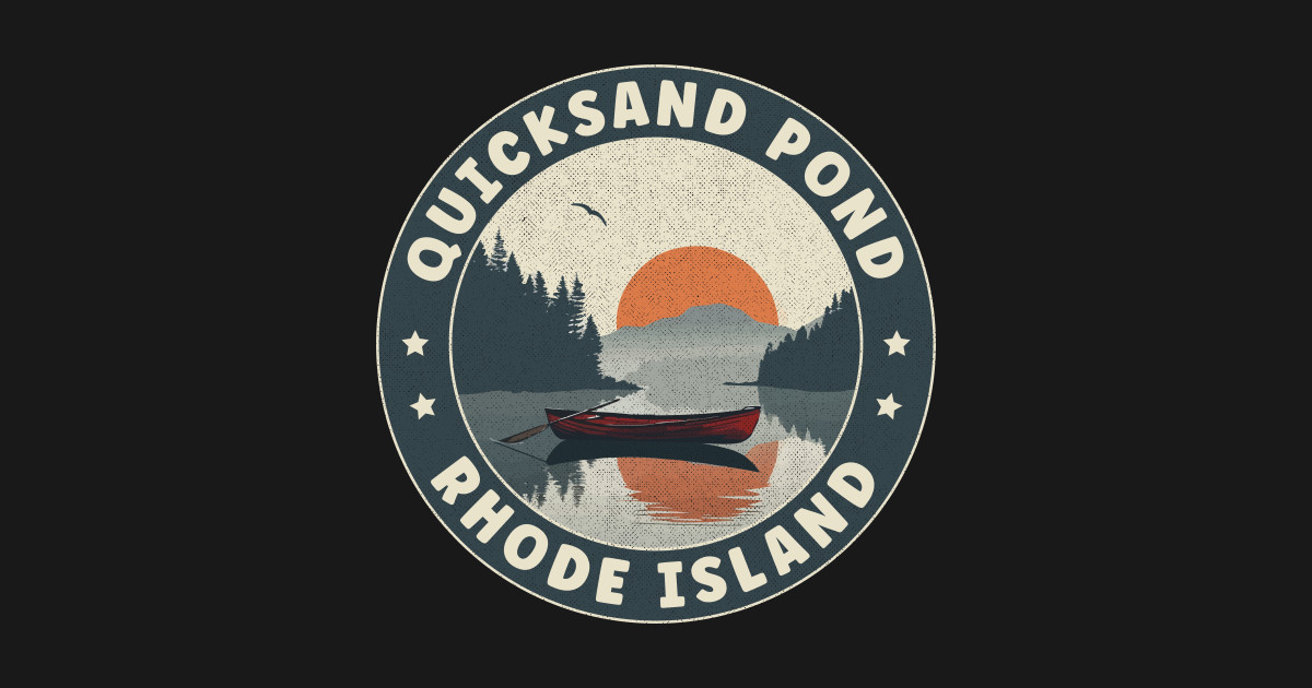 Quicksand Pond Rhode Island Sunset - Quicksand Pond - T-Shirt | TeePublic