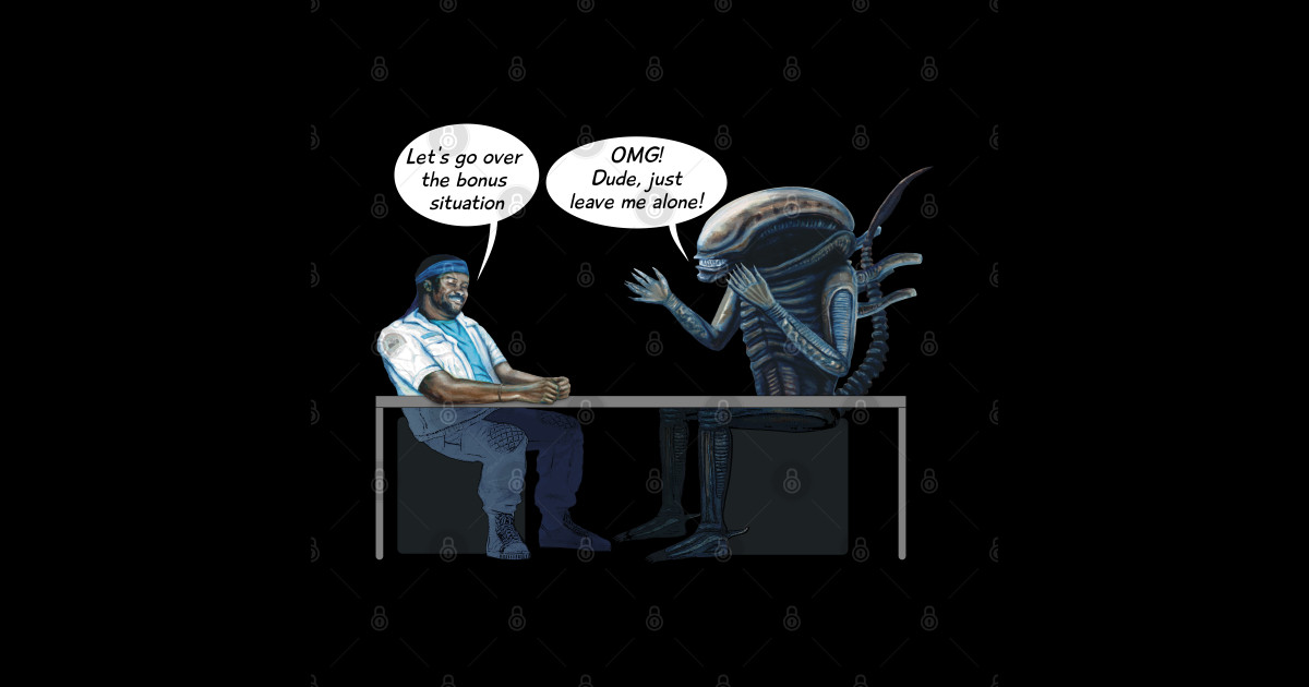 Bonus Situation Discussion (Alien 1979 Parody) - Xenomorph - Sticker ...