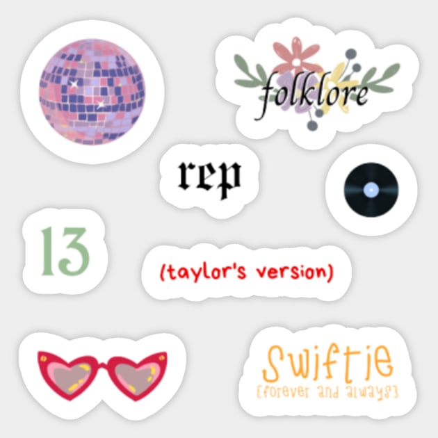 Taylor Swift Pack - Taylor Swift - Sticker | TeePublic