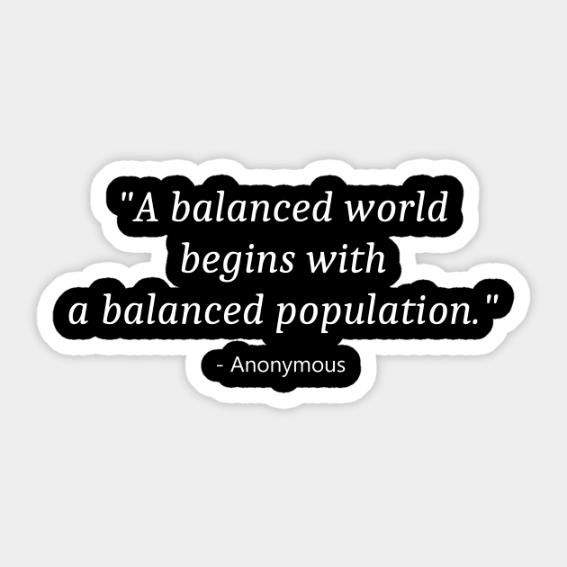 World Population Day - Population - Sticker | TeePublic