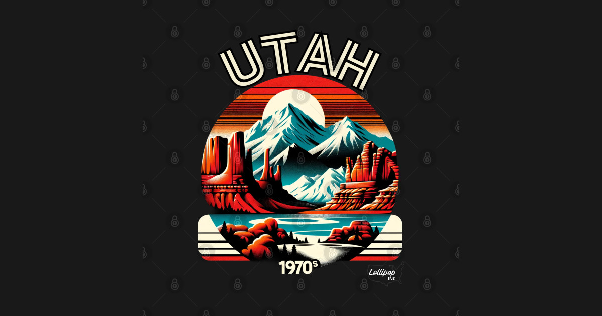 Utah's Epic Canvas: Red Rocks to Snow Peaks - American Vintage Retro ...