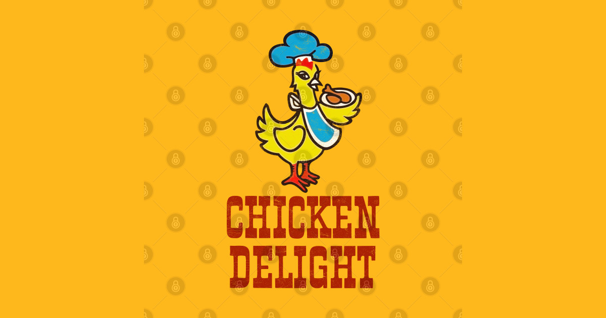 Chicken Delight -- Vintage Store Logo - Chicken Delight - T-Shirt ...