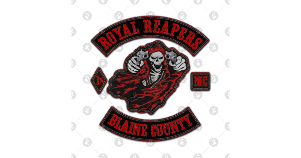 Royal Reapers Blaine County MC Motorcycle Club - Bikers - T-Shirt ...