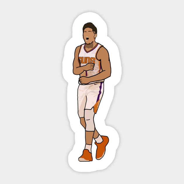 Devin Booker Phoenix Suns - Nba - Sticker | TeePublic