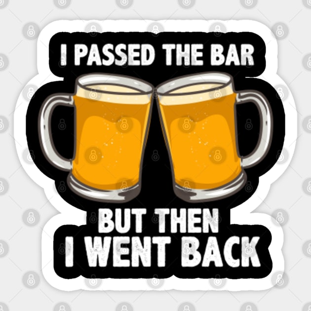 Funny Bar, Funny Drinking - Beer Drinker Gifts - Sticker | TeePublic