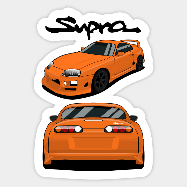 supra mk4 - jdm car lovers - Supra Mk4 - Sticker | TeePublic