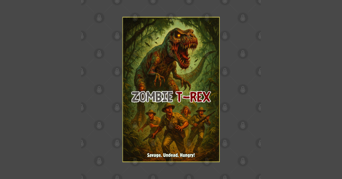 Zombie T Rex - Creature Feature - Creature Feature - T-Shirt | TeePublic