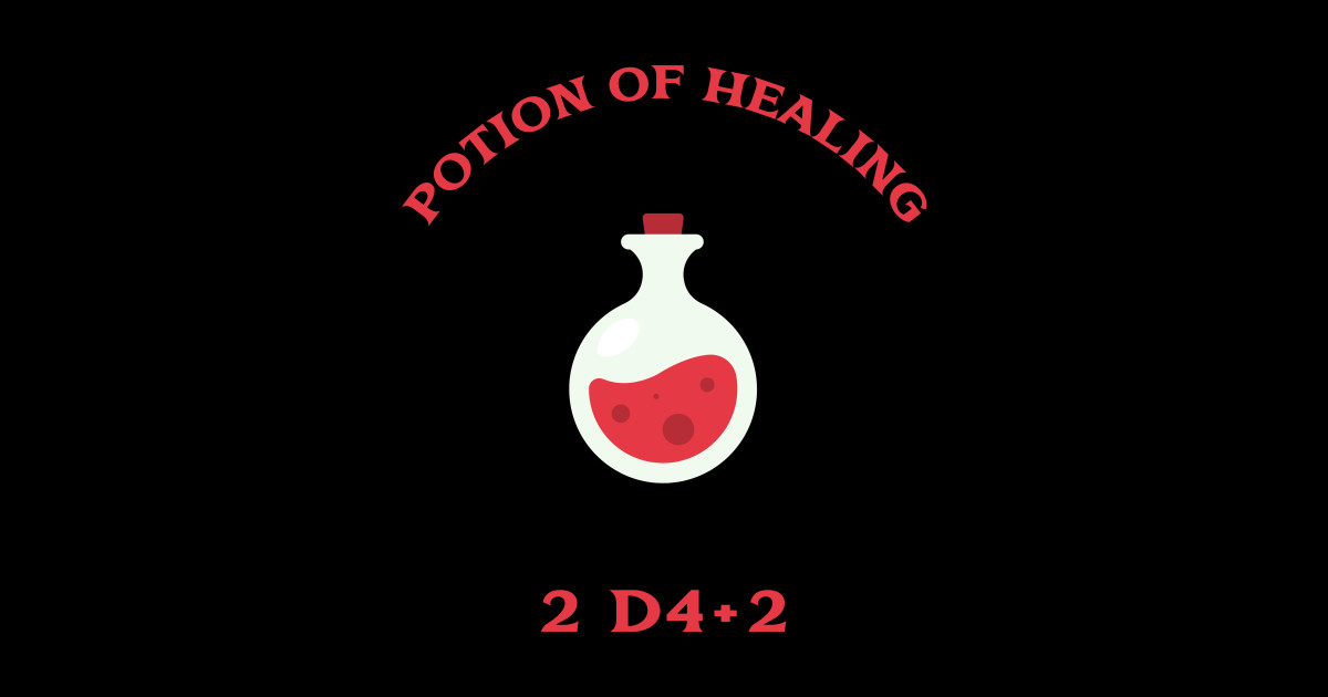 Potion of Healing - Potion - Sticker | TeePublic