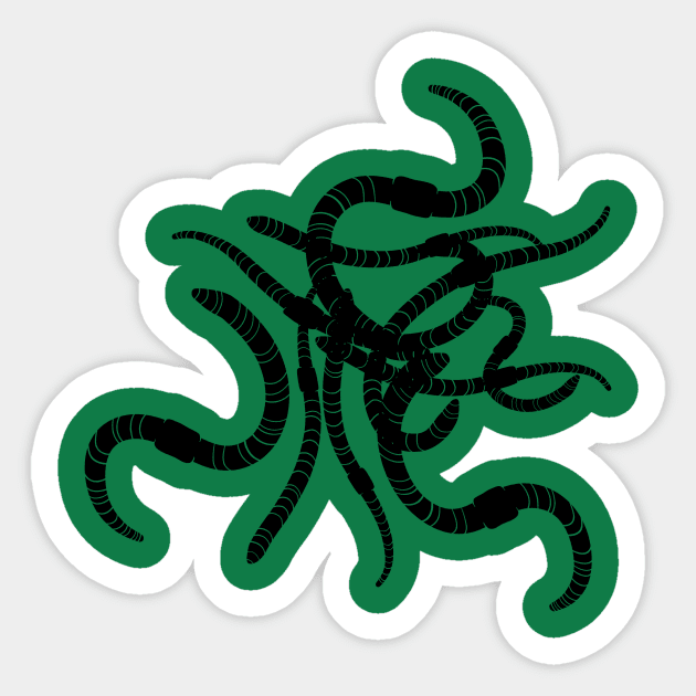 Earthworms - Earthworm - Sticker | TeePublic
