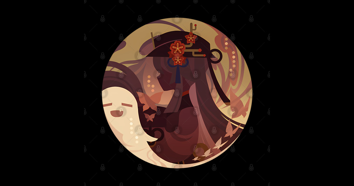 Genshin Impact - Hu Tao - Genshin Impact - Sticker | TeePublic