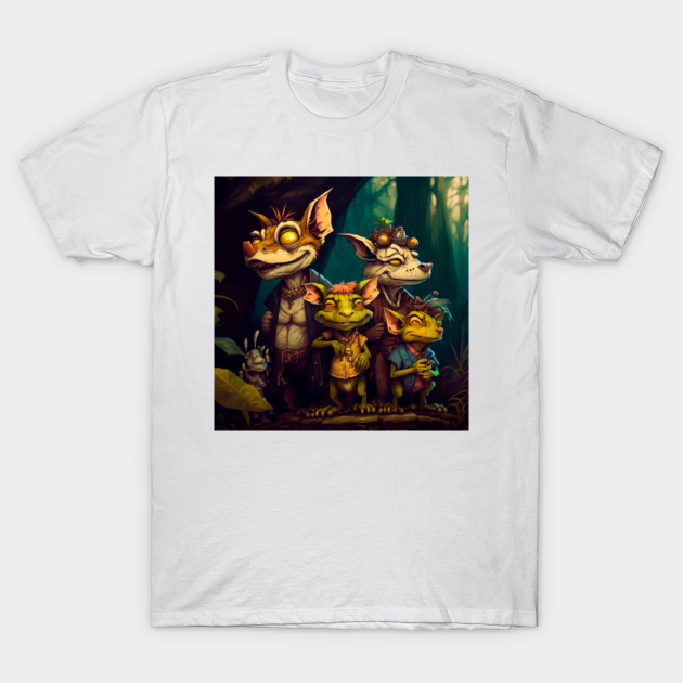 Kobolds Family - Fantasy Families - Kobold - T-Shirt | TeePublic