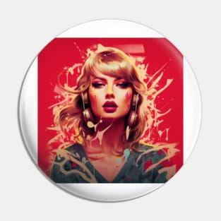 Taylor Swift Ai Art Pins and Buttons for Sale | TeePublic