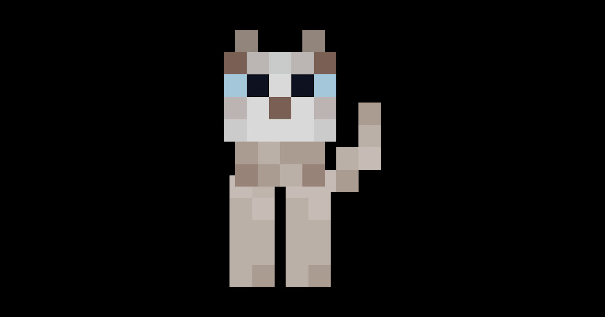Minecraft Ragdoll Cat - Minecraft Cat - Posters and Art Prints | TeePublic