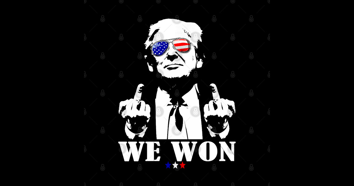 Trump Vance We Won Win Inauguration Day 2025 47th President - Trump Won ...