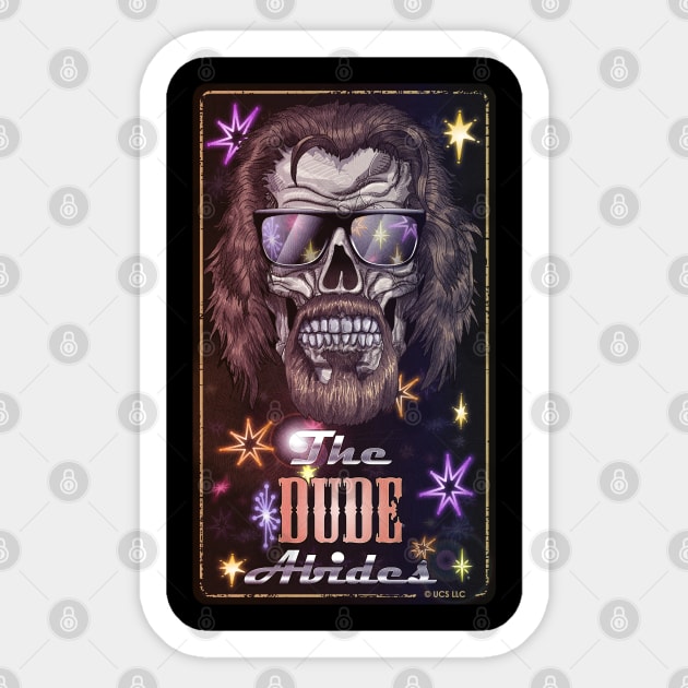 The Dude Abides - The Big Lebowski - Sticker | TeePublic