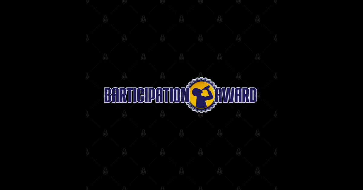 Barticipation Award - Participant - Sticker | TeePublic