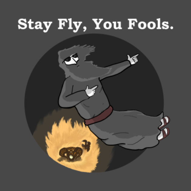 Stay Fly You Fools - Lord Of The Rings - T-Shirt | TeePublic