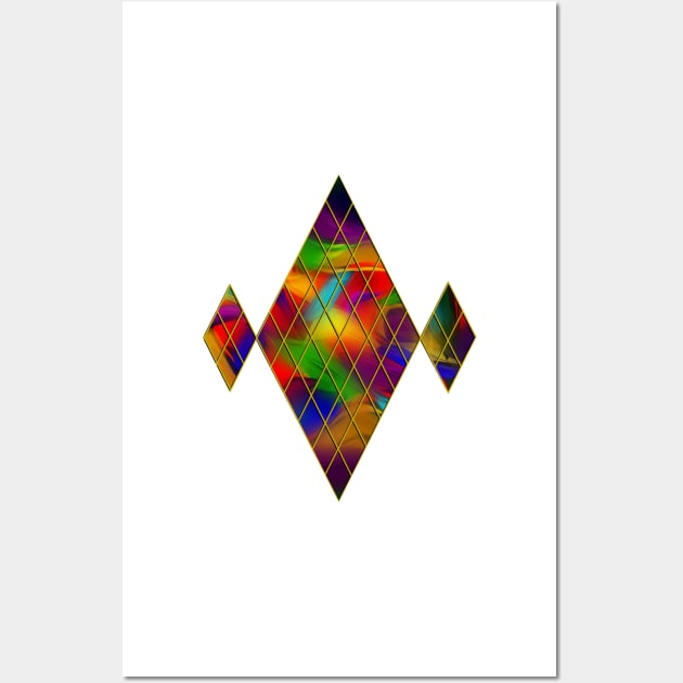 Golden Diamonds, Rainbow Void - Stephobrien - Posters and Art Prints ...