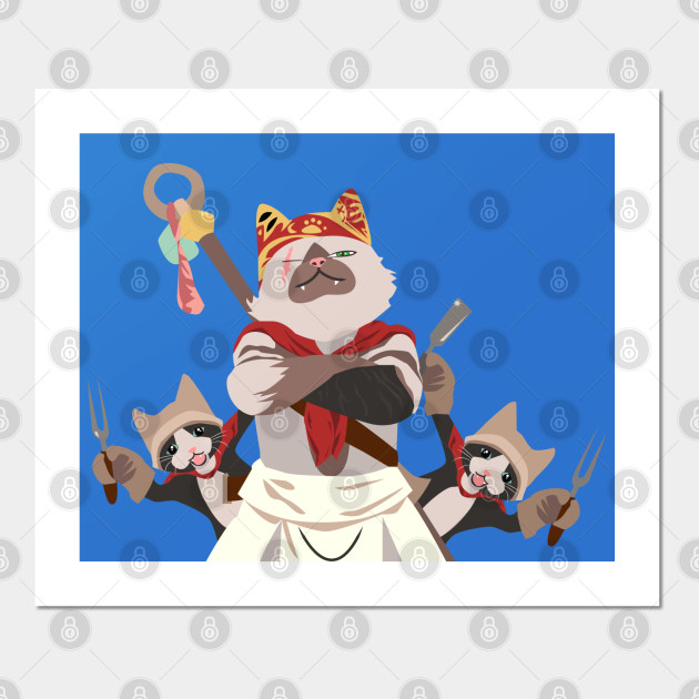 Monster Hunter World: Meowscular Chef - Monster Hunter - Posters and ...