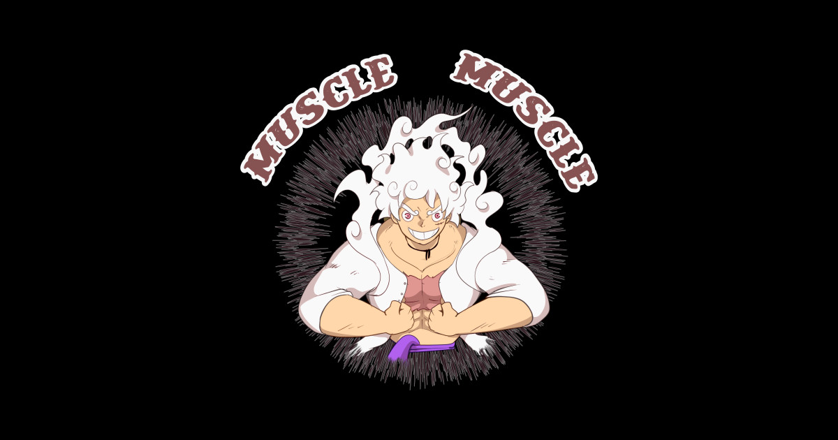 Luffy Gear 5 Muscle - Anime And Manga - Posters and Art Prints | TeePublic