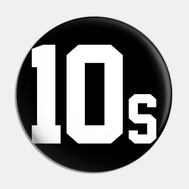 10s Tennis Player Logo by CoVA Tennis - Tennis - Pin | TeePublic