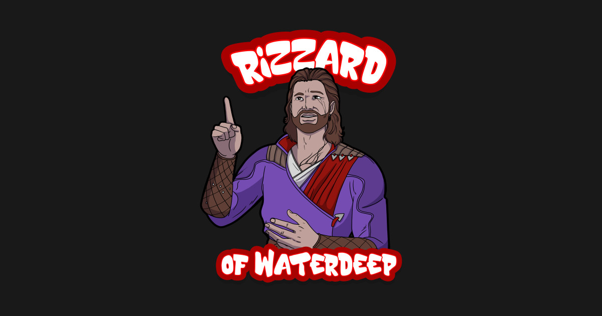 Rizzard of Waterdeep - Gale Bg3 - T-Shirt | TeePublic