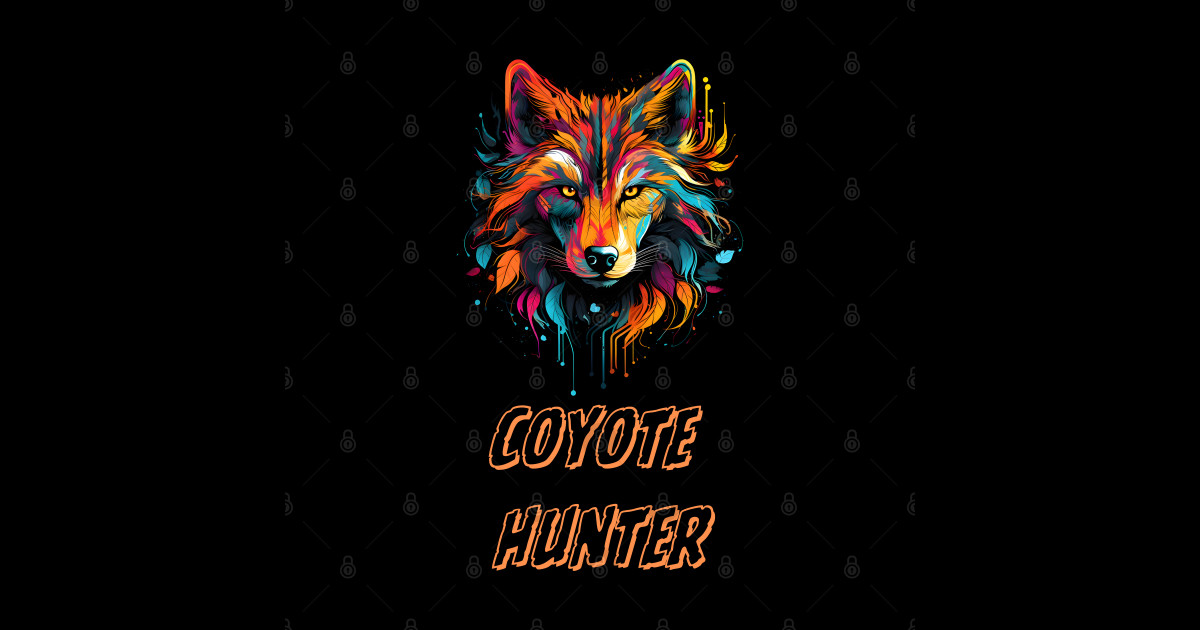 Coyote hunting - Coyote Hunting - Sticker | TeePublic