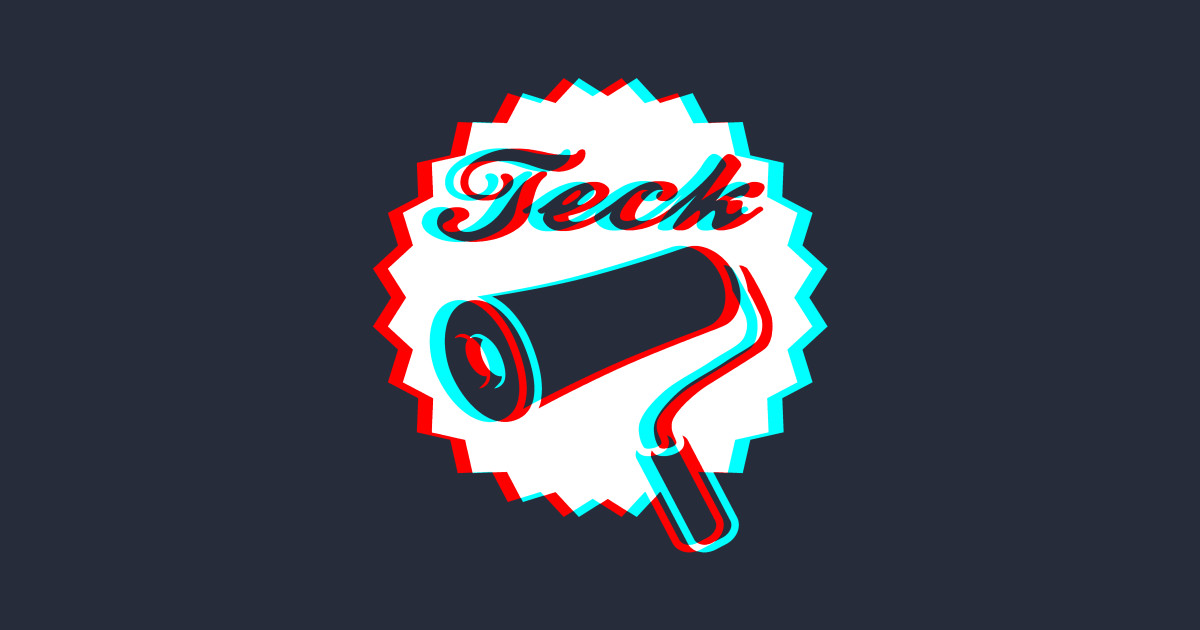 Teck Logo - 3d Typography - T-Shirt | TeePublic