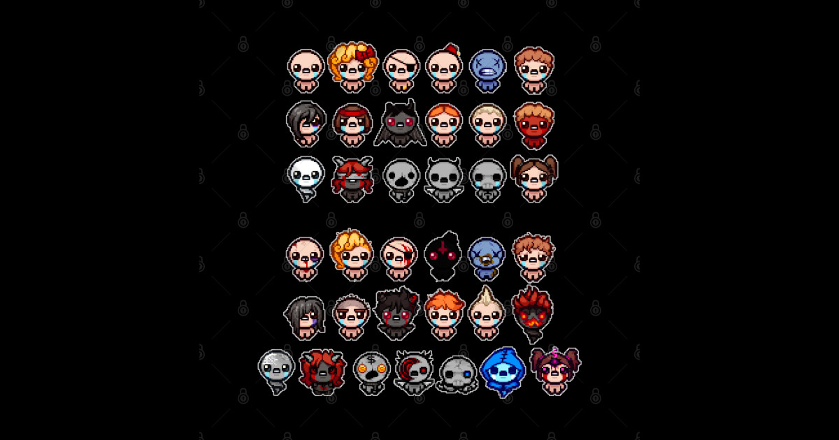 Binding of Isaac - Characters - Isaac - Posters and Art Prints | TeePublic